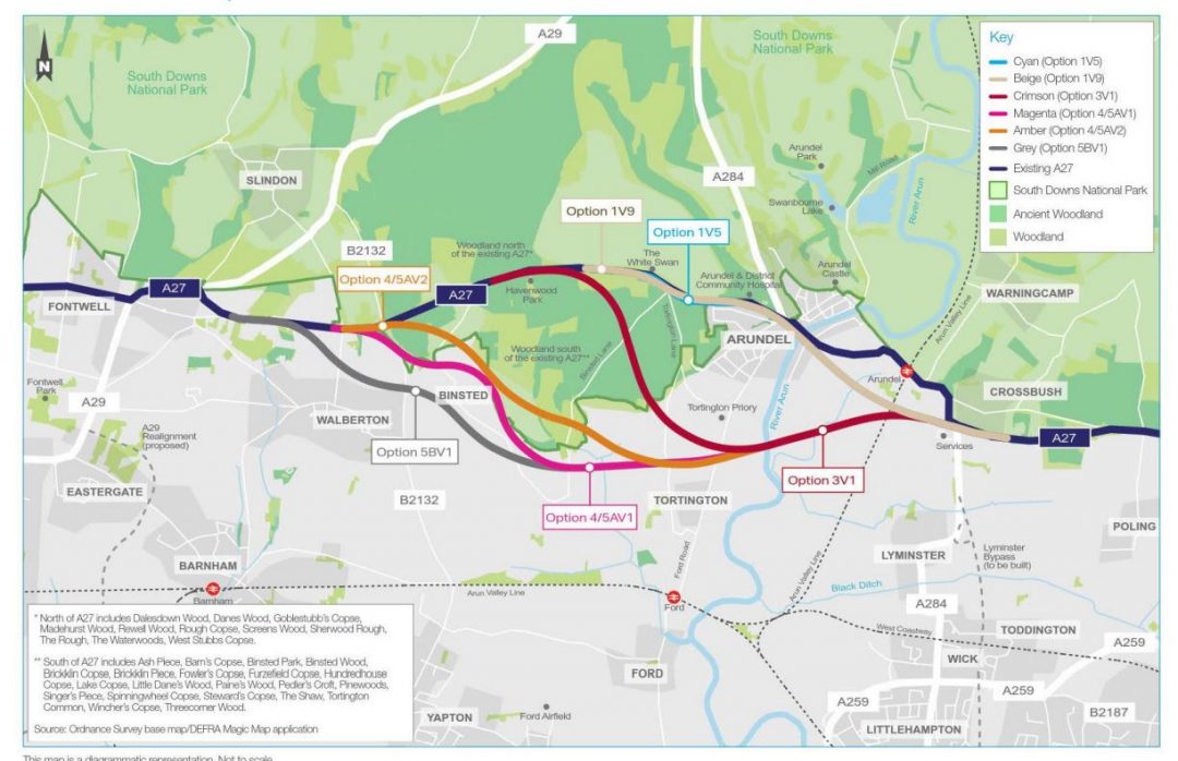 A27 bypass road proposals – South Downs Network